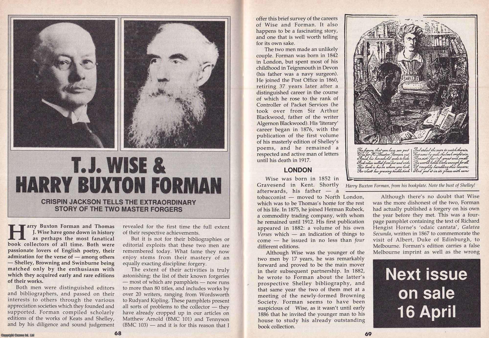 Wise & Forman : The Astonishing Tale of Two Master Forgers. By Crispin ...