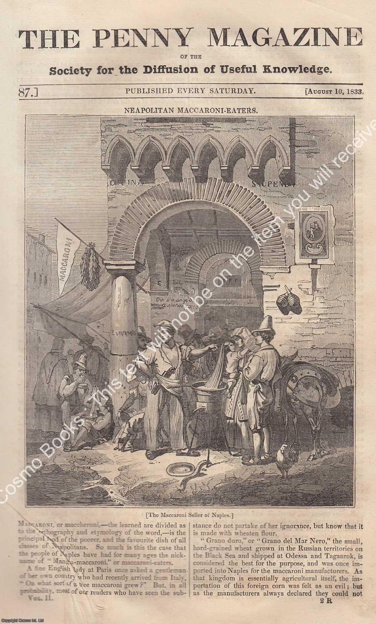 Neapolitan Maccaroni-Eaters The Maccaroni Seller of Naples ; Greenwich ...