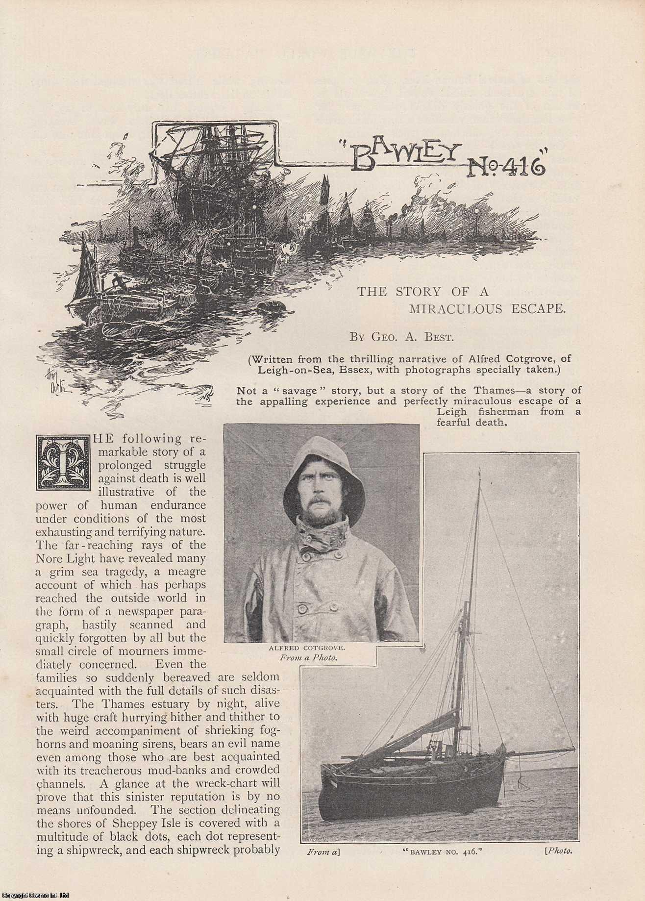 Bawley No 416, The Story of a Miraculous Escape on a fishing boat ...