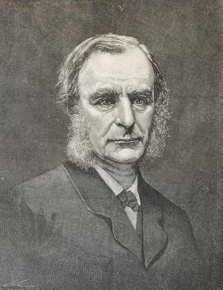 Portrait of Rev. Charles Kingsley, Writer and Canon of Westminster. A ...