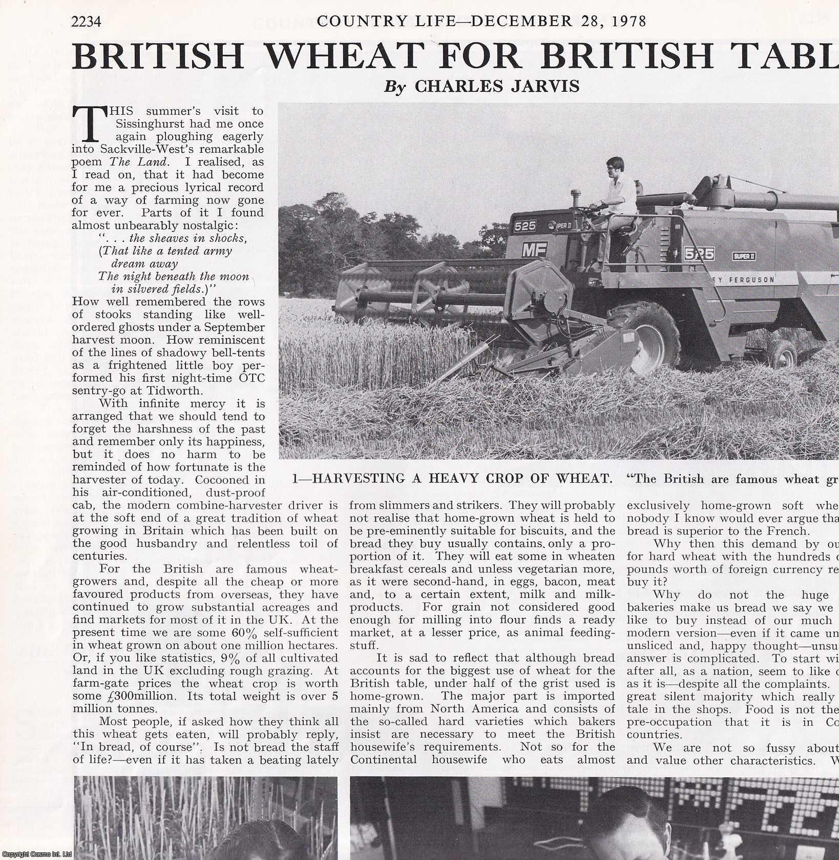 British Wheat for British Tables: The Wheat Industry in the UK. Several ...