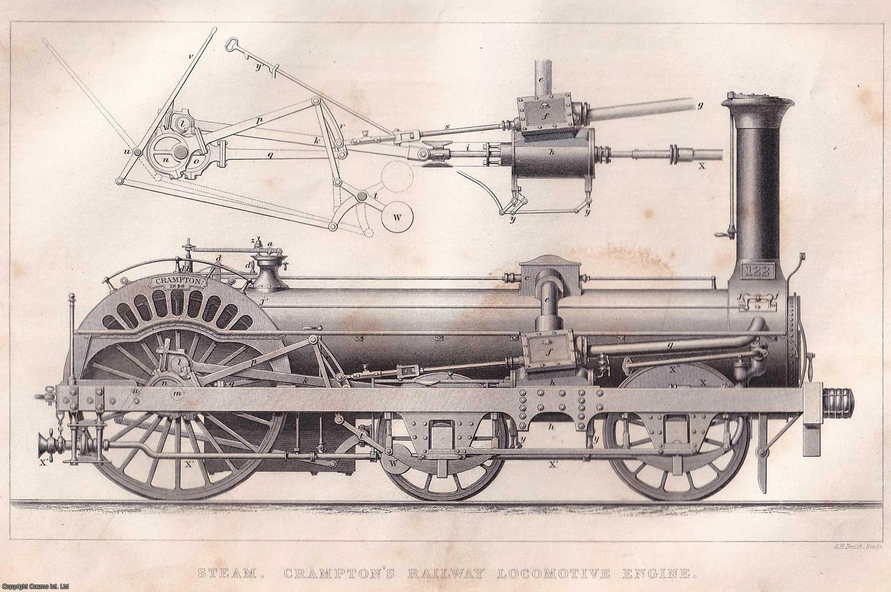 1868 : Crampton's Railway Locomotive Engine ; Nasmyth's Patent Steam ...