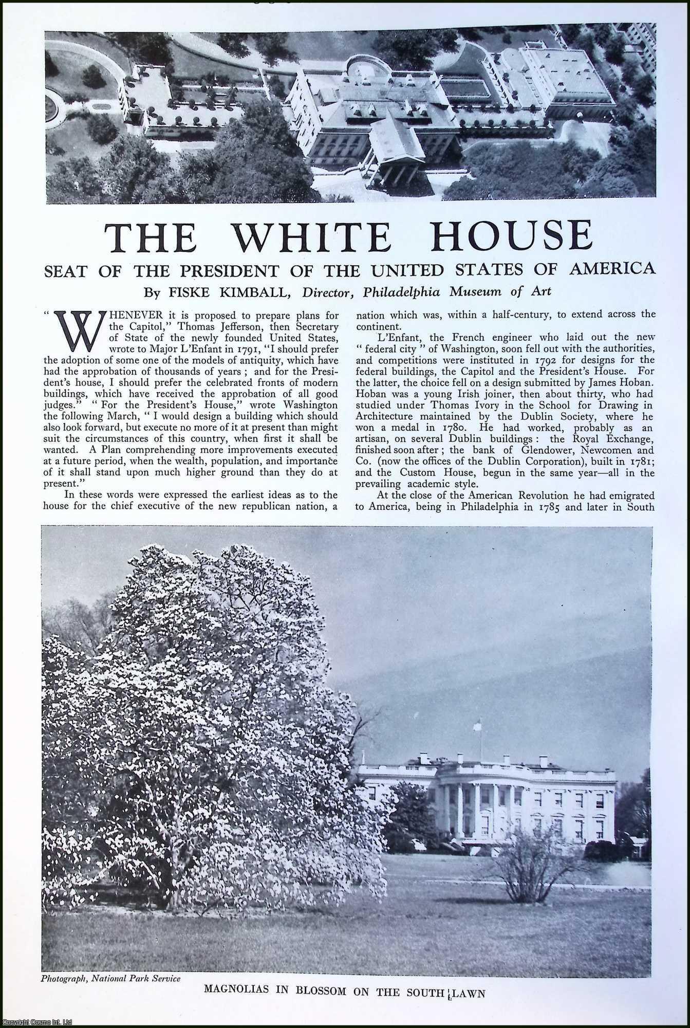 The White House. Seat of The President of the United States of America ...
